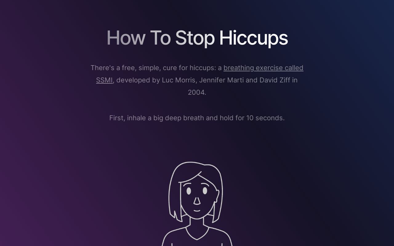 How To Stop Hiccups
